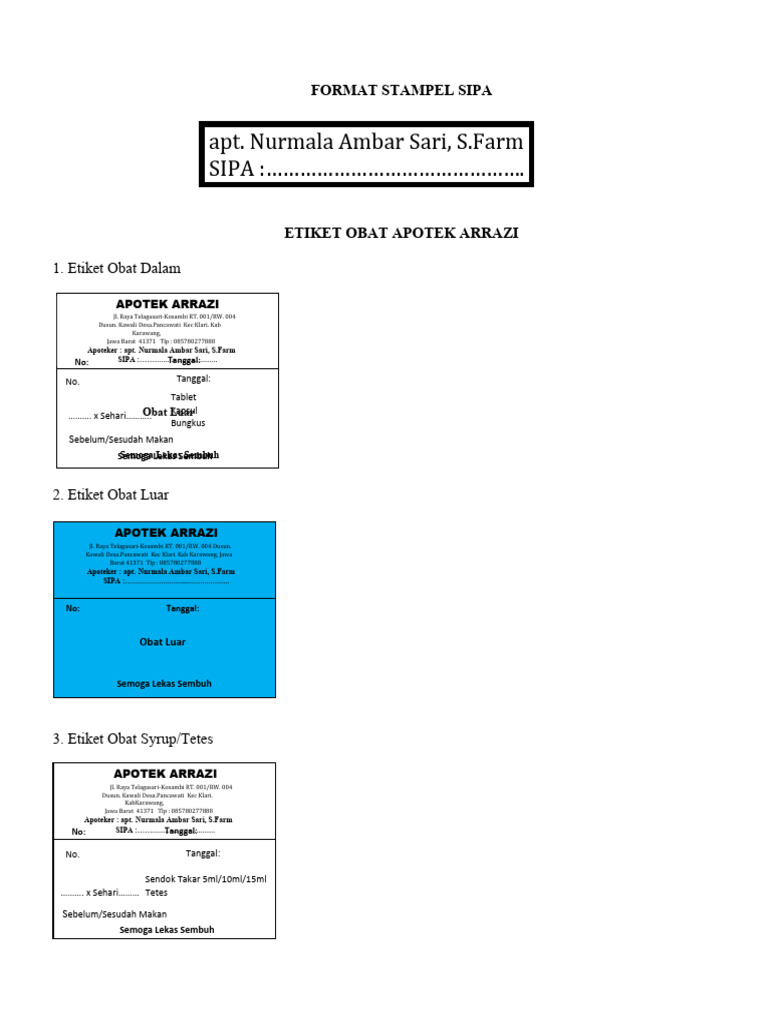 Format Etiket DLL | PDF | Memasak, Makanan, & Anggur