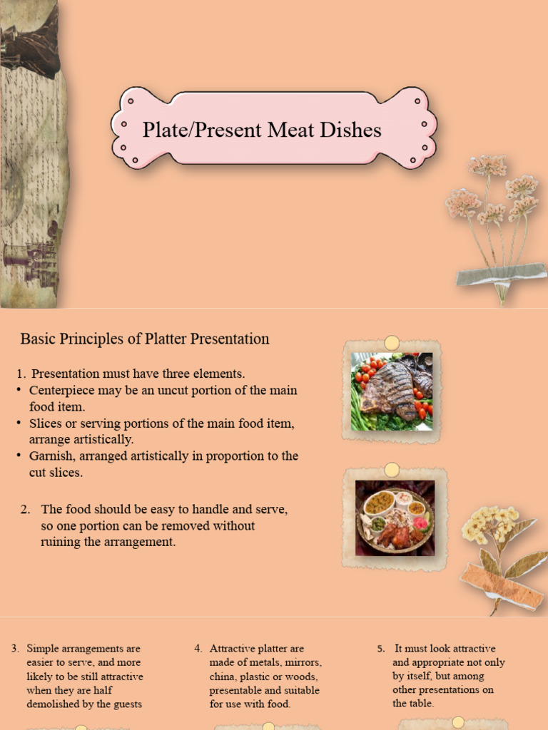 Plate Presentation | PDF | Tableware | Sautéing