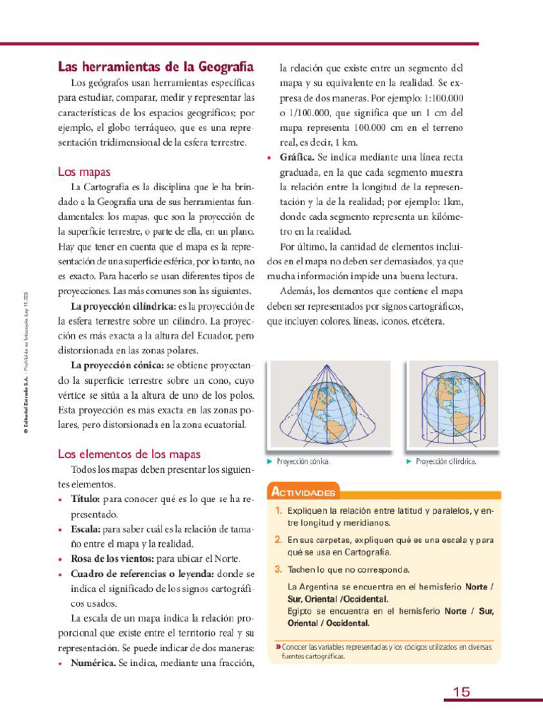Libro de Geo 1 Año 15 | PDF
