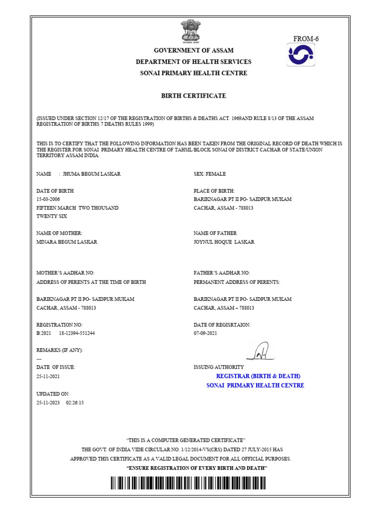 Govt - of Assam | PDF