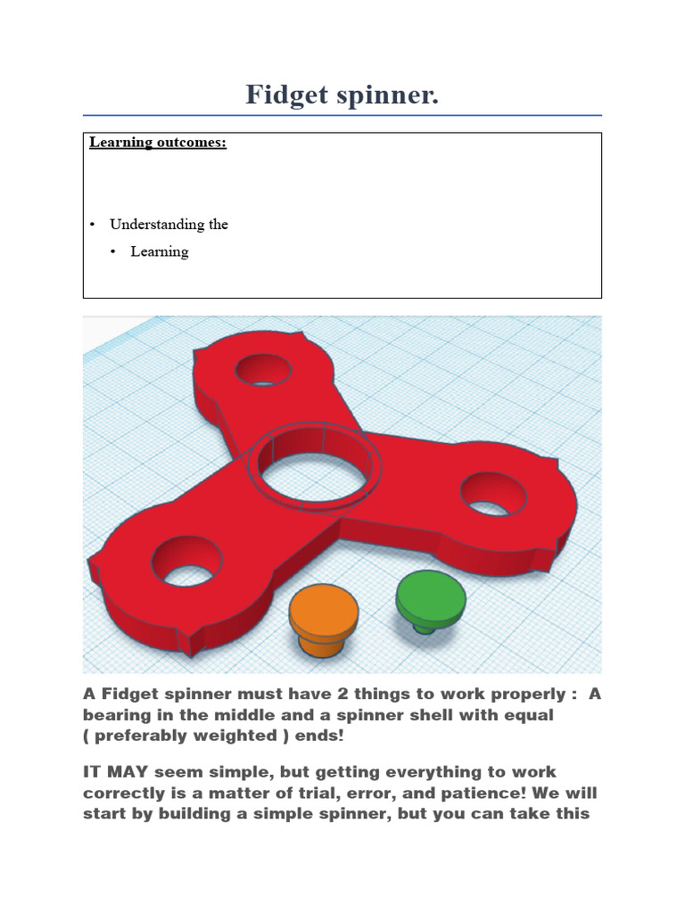10th - 3D Diegn - Fidget Spinner. | PDF | Home & Garden