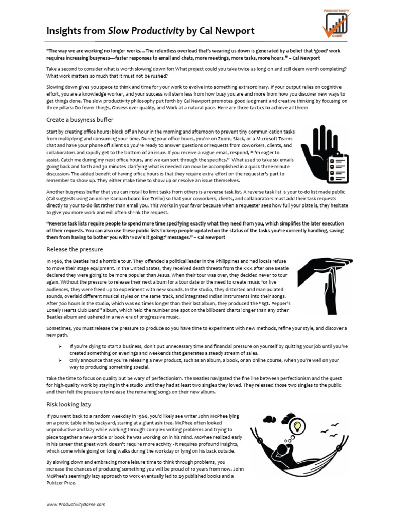 Slow Productivity | PDF | The Beatles