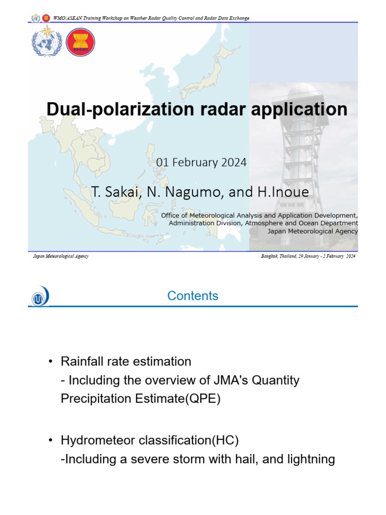 3 - 7 - Radar Applications 1 - Dual-Polarization Radar Application ...