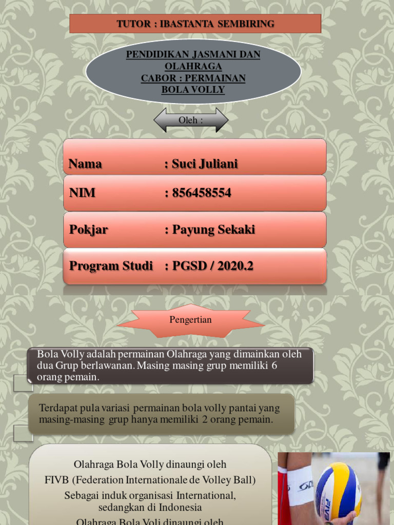 Pjok Volly Suci Tugas Iii | PDF