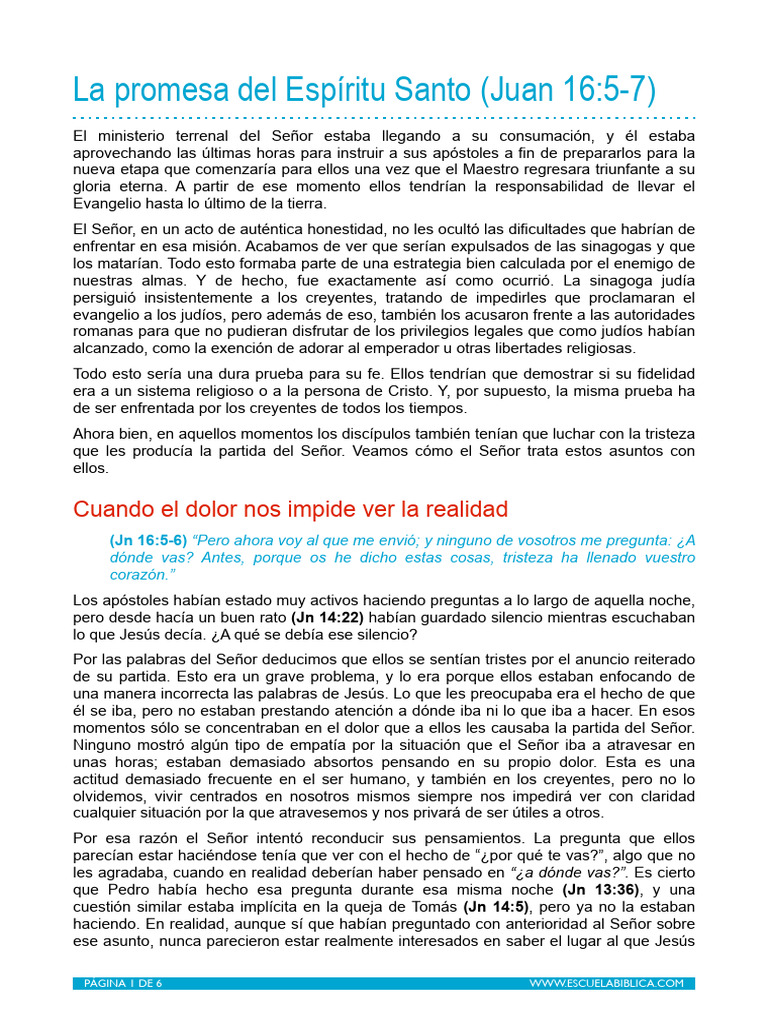 la-promesa-del-espiritu-santo-2 | PDF | espíritu Santo | Jesús