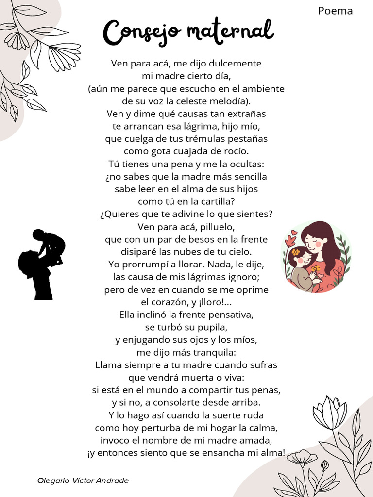 Ven para Acá, Poema | PDF | Amor