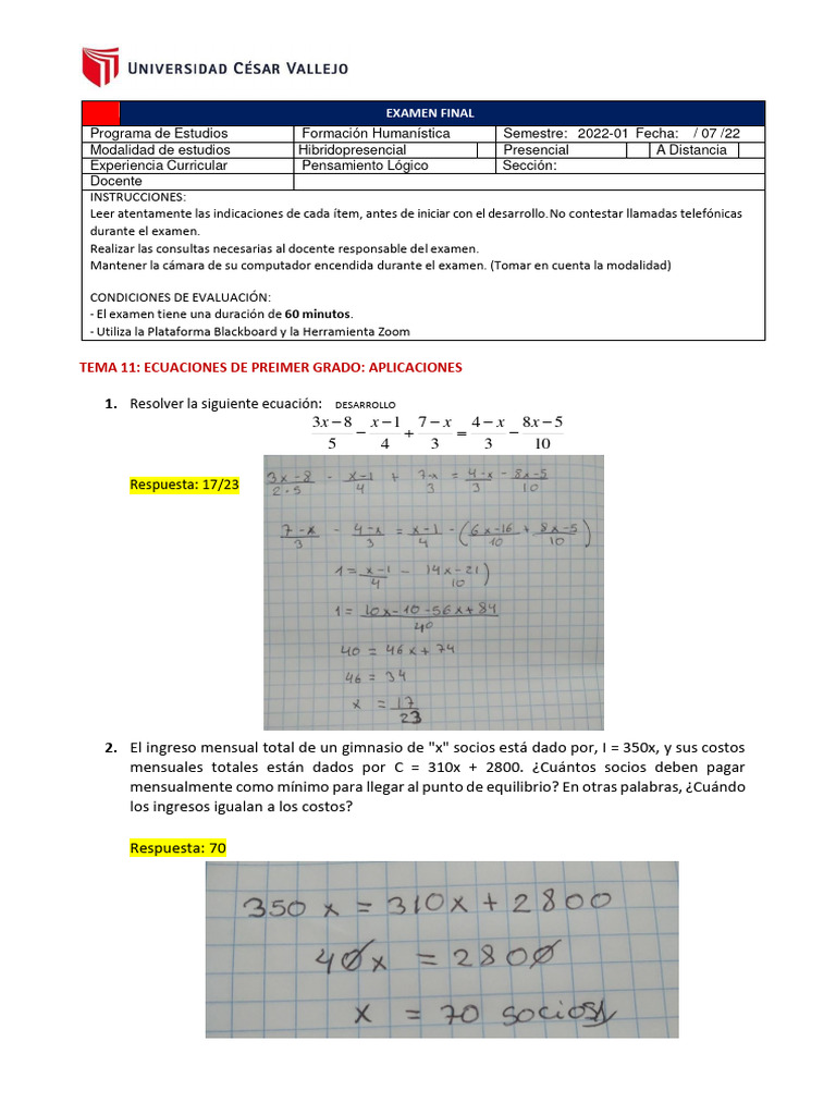 PL - Examen Final - Noe | PDF