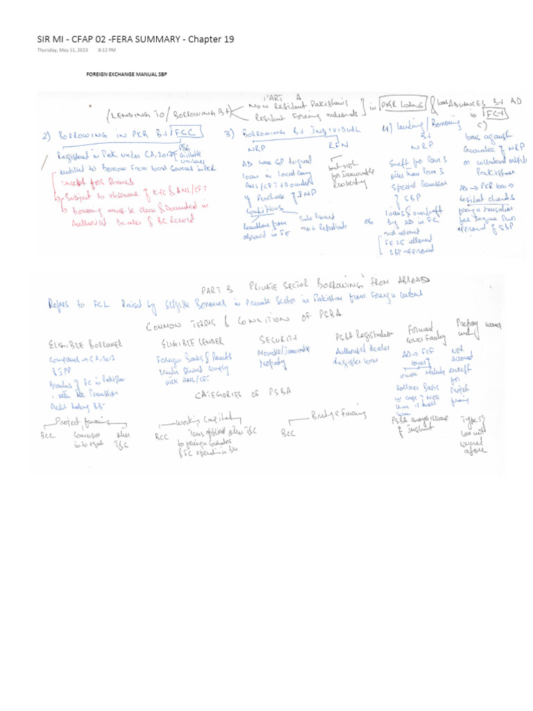 Chapter 19 Summary of FERA | PDF