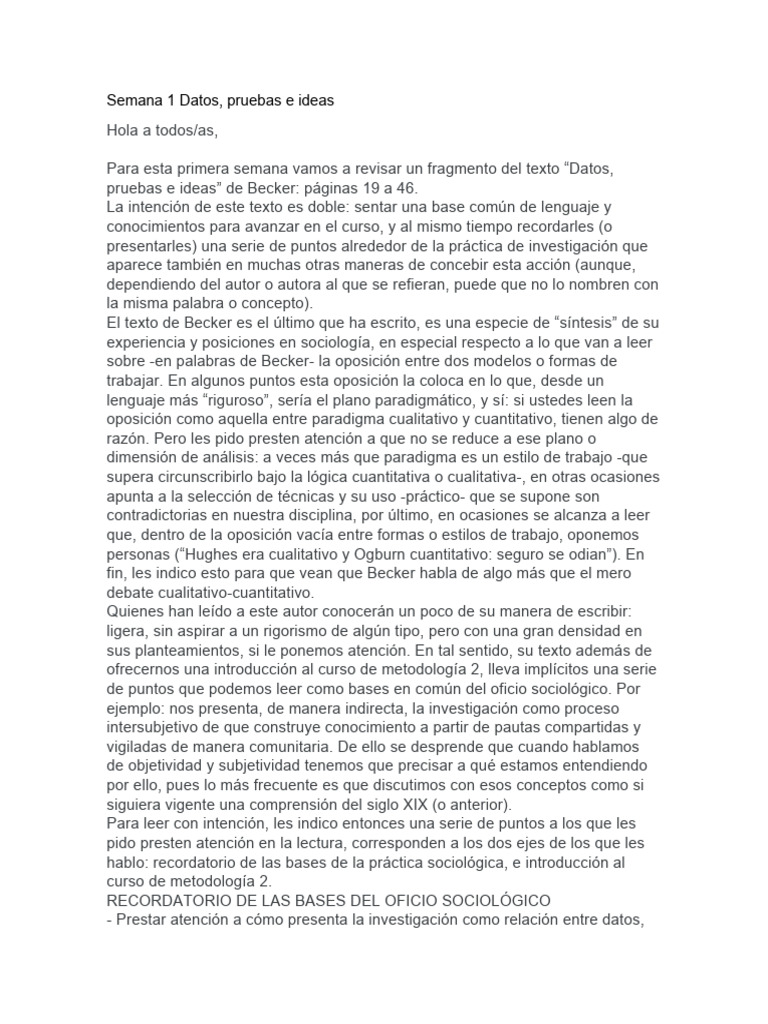 Metodologia II - Introducciones y Ejercicios | PDF | Sociología | Diseño