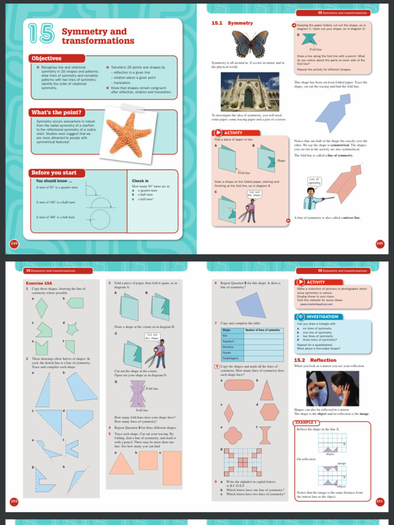 Understanding Symmetry in Shapes | PDF | Shape | Symmetry