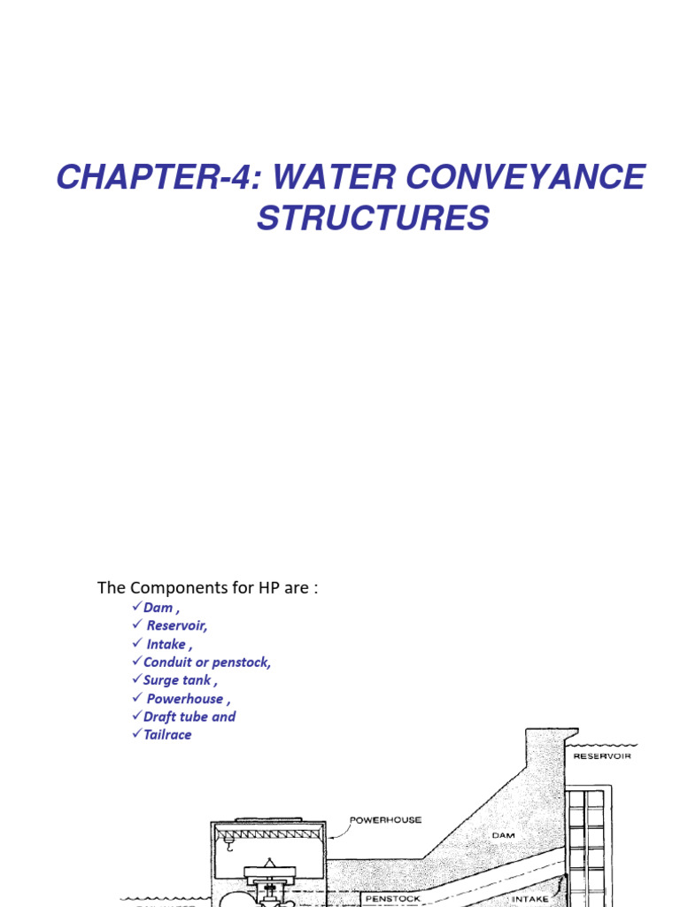 Water Conveyance Structures Overview | PDF | Damping | Mechanics
