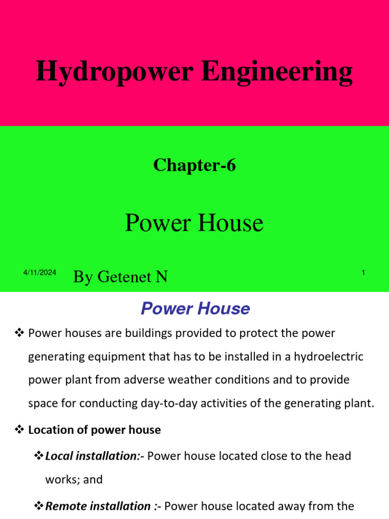 Chapter 6 | PDF | Power Station | Tunnel