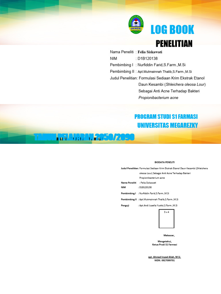 LOGBOOK Bimbingan Andi Bibit Utari Rahayu | PDF