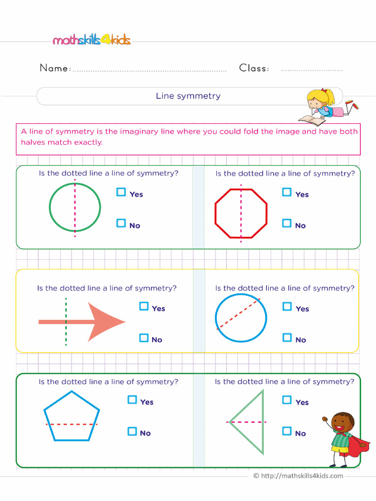 01.identify Lines of Symmetry - KKFLLGTKTJ | PDF