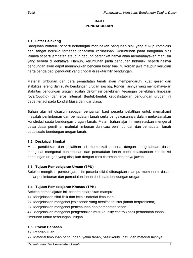 Modul Pemadatan Dan Penimbunan-Dikonversi | PDF