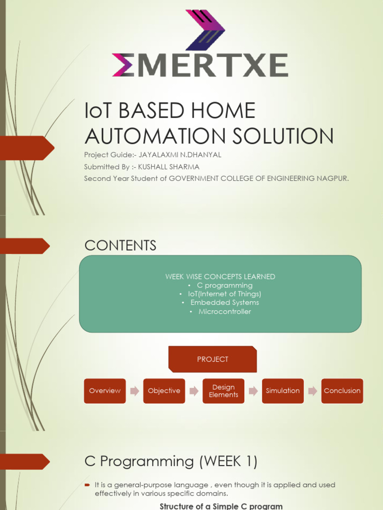 IoT BASED HOME AUTOMATION SOLUTION | PDF | Embedded System | Internet Of Things