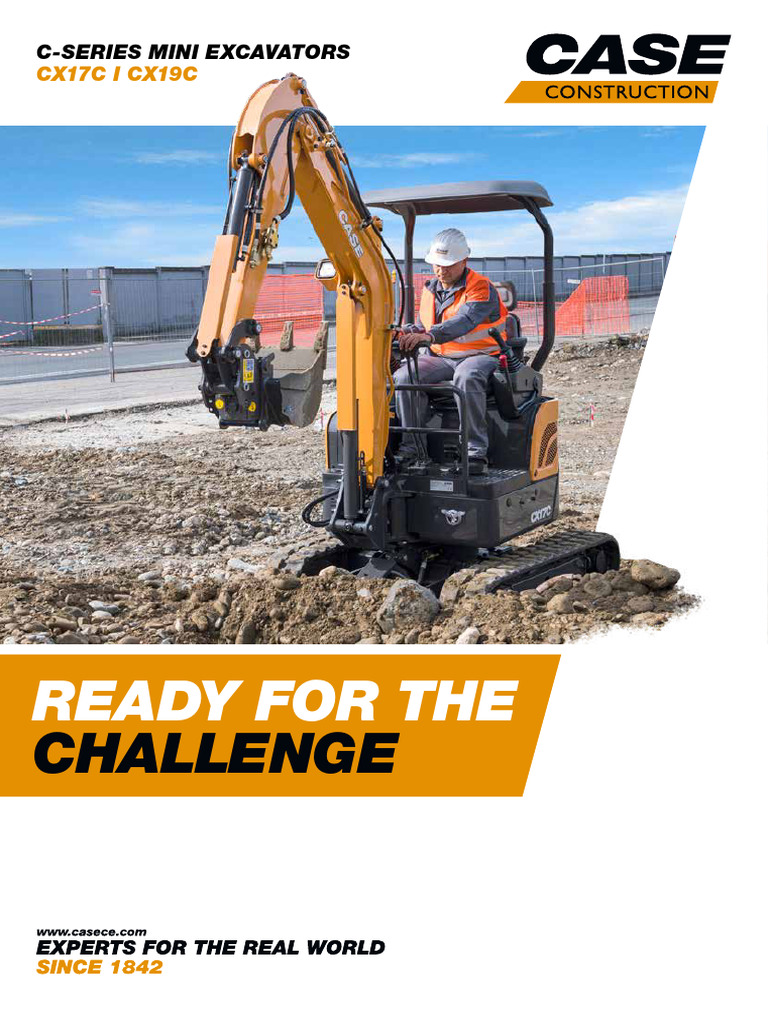 Case C-Series-Mini-Excavators-Cx17c-Cx19c-Brochure-En | PDF | Loader ...