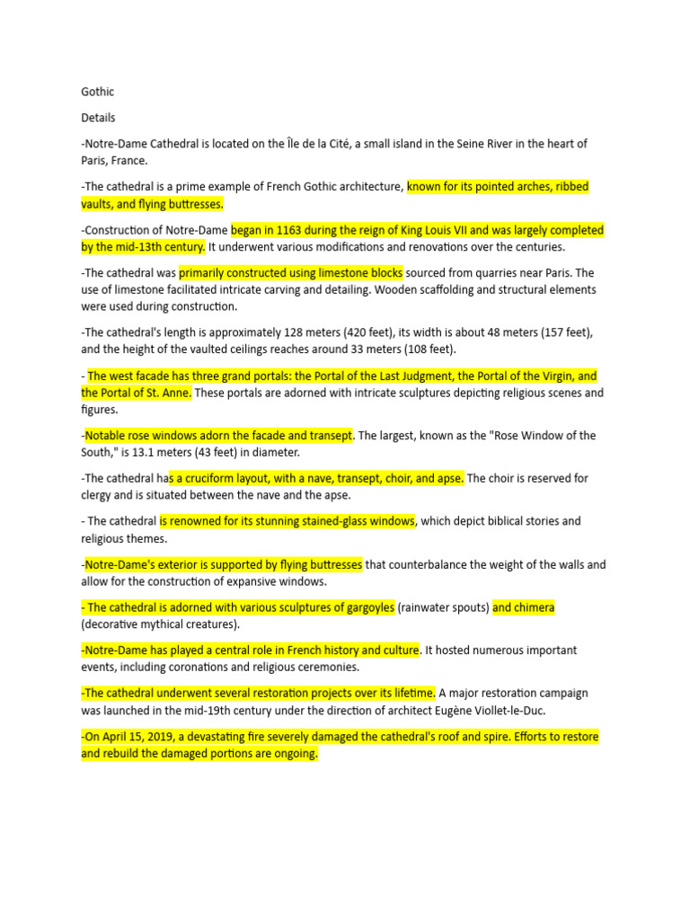 Gothic 1 | Download Free PDF | Gothic Architecture | Architectural Design