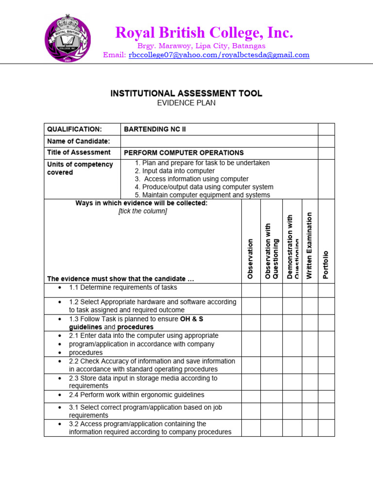 c3. Perform Computer Operations | Download Free PDF | Computer Hardware | Programming