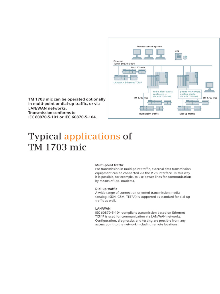 Typical of TM 1703 Mic: Applications | PDF