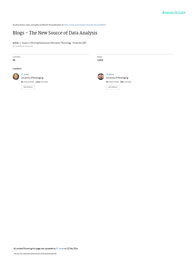 Viewcontent Cgi | PDF | Blog | Qualitative Research