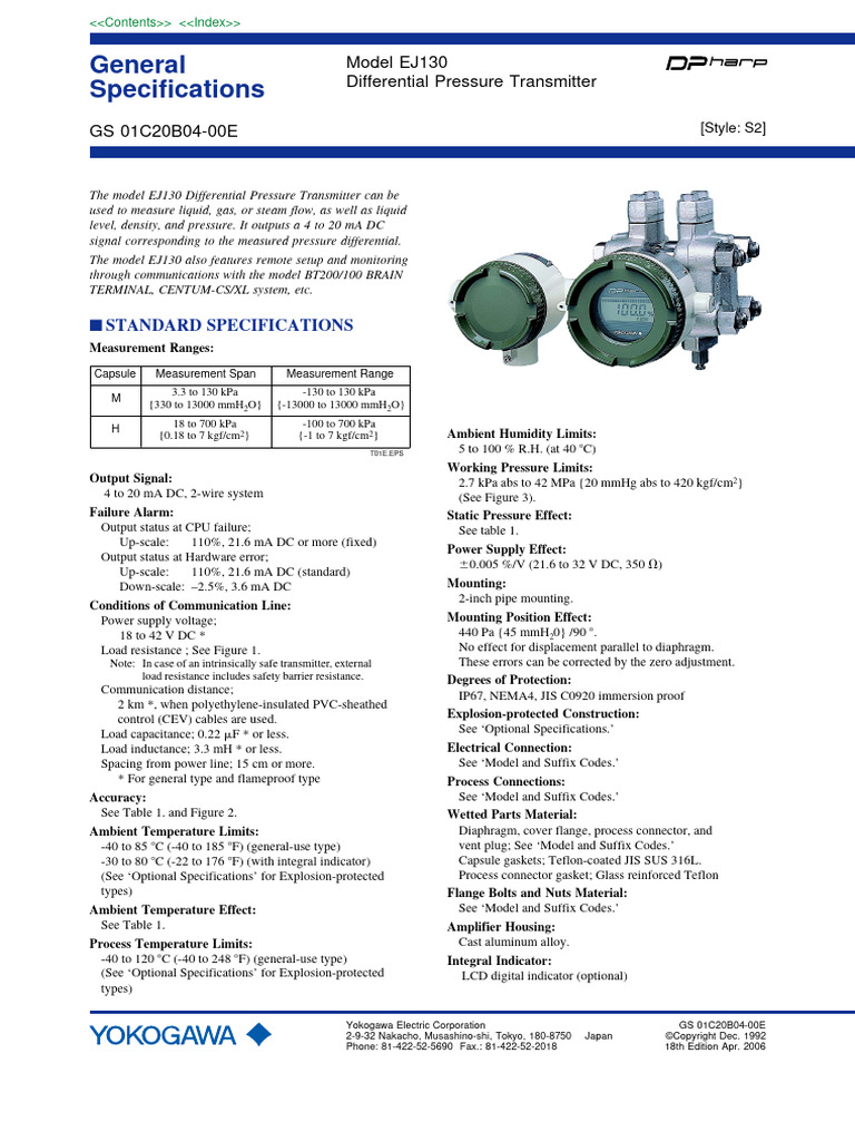 Gs01c20b04-00e (18) Ej130 | PDF | Pascal (Unit) | Electrical Connector
