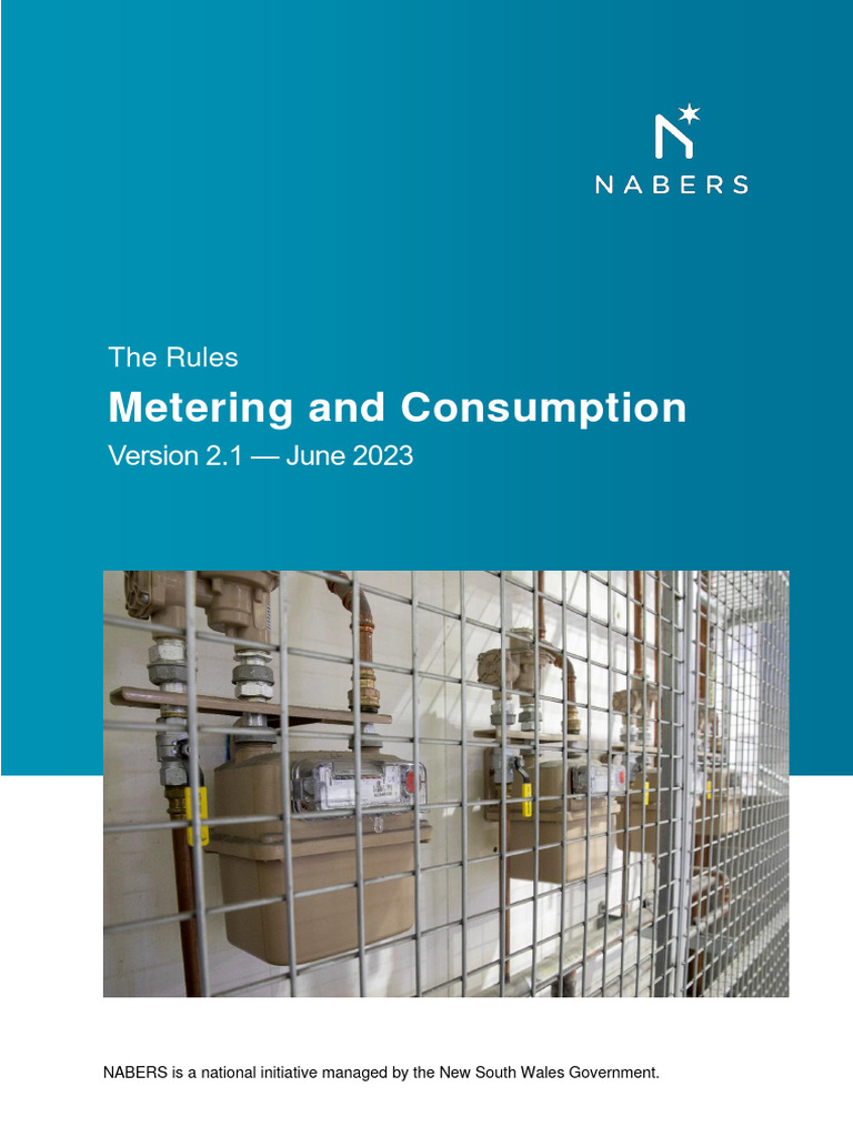 NABERS Metering & Consumption Rules 2023 | PDF