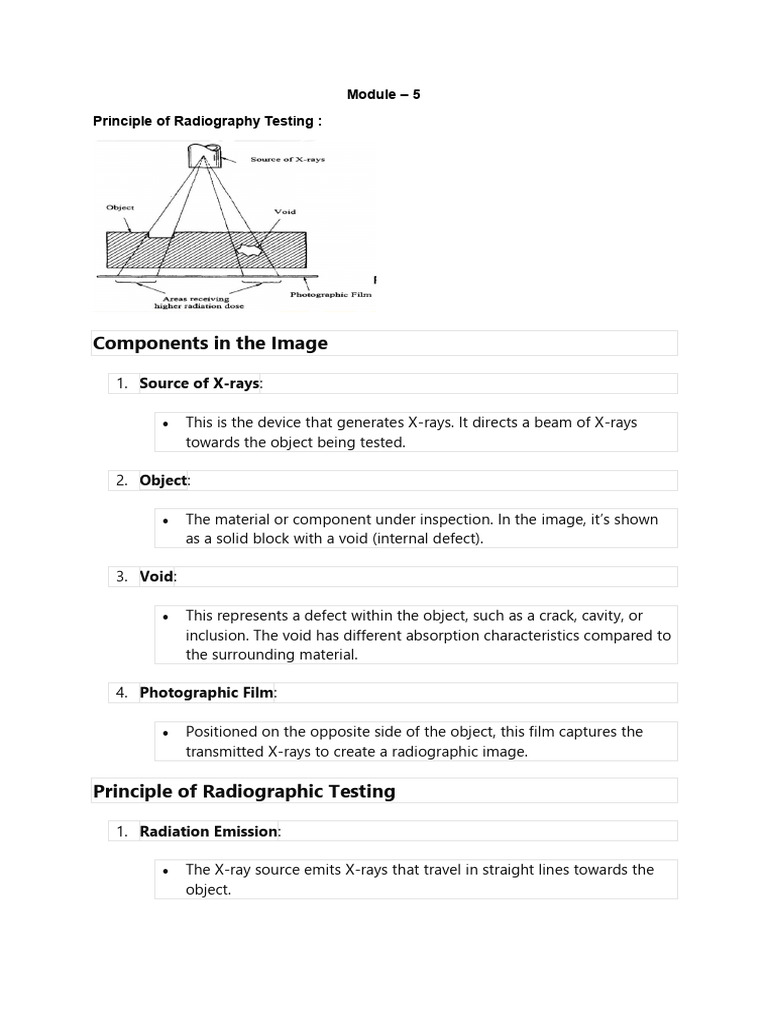 NDT Module 5 | PDF | Radiography | Ct Scan
