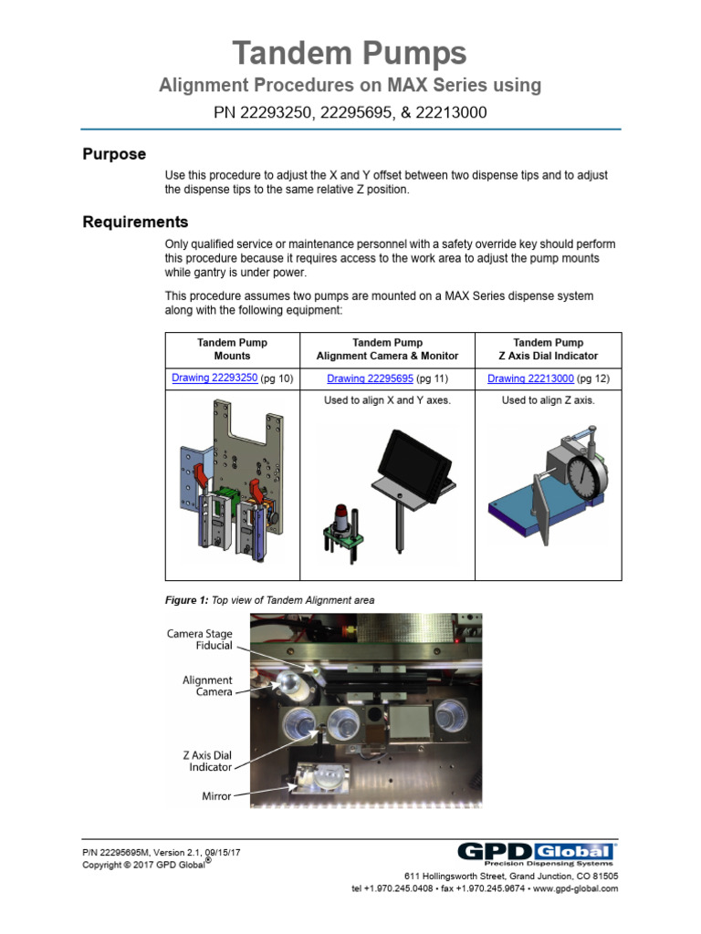 Tandem Pump Alignment 22295695M | PDF | Cartesian Coordinate System ...