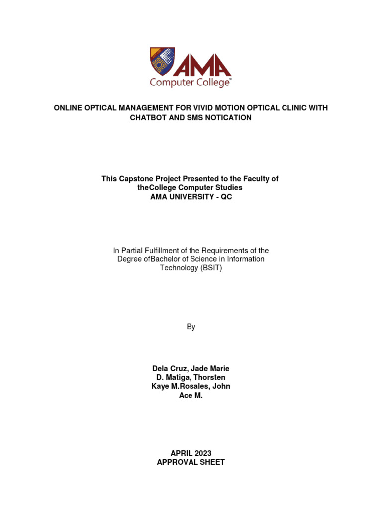 Online Optical Management Manuscriptt | PDF | Web Development | Dynamic Web Page