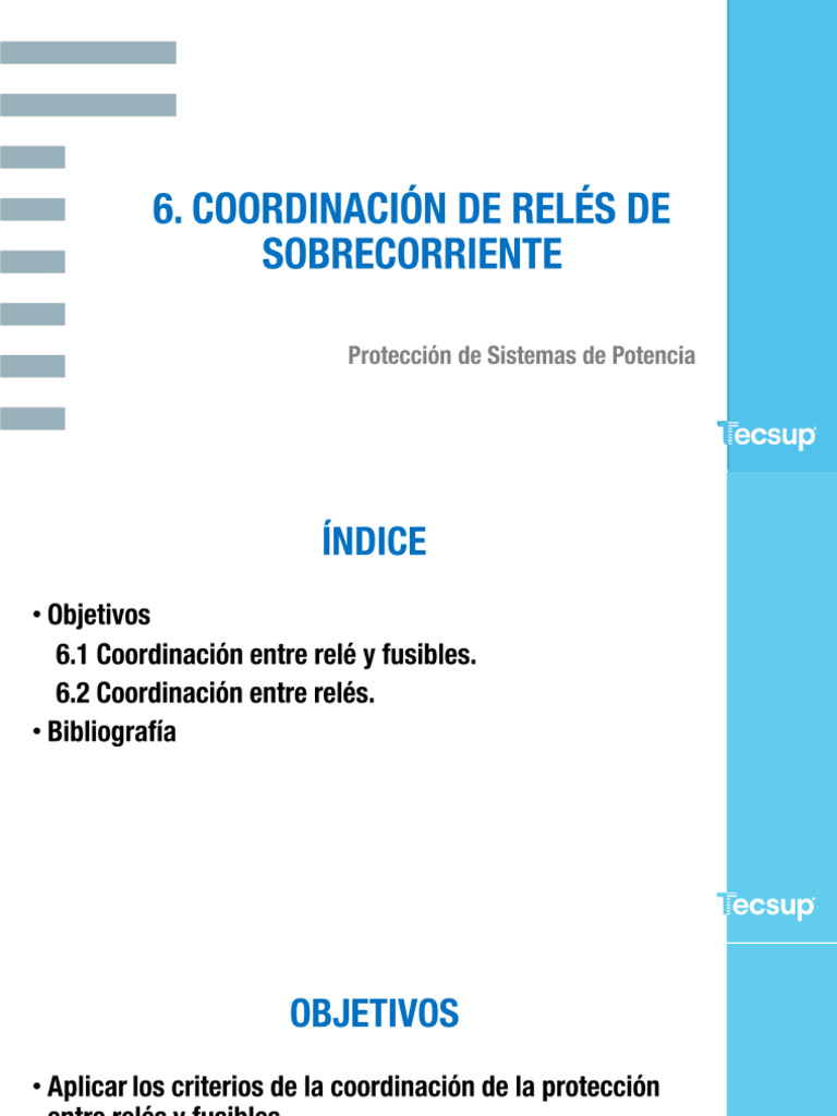 Unidad 6 Coordinación de Relés de Sobrecorriente | PDF