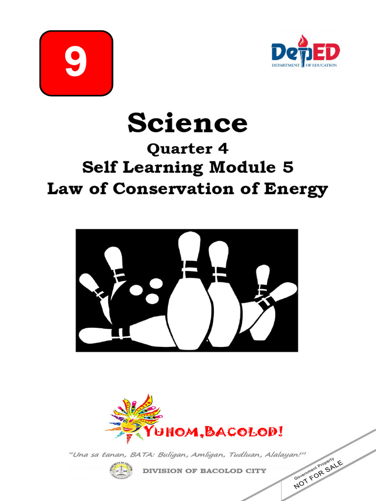 Grade 9 Module 5 Law of Conservation of Energy Second Edition | PDF ...