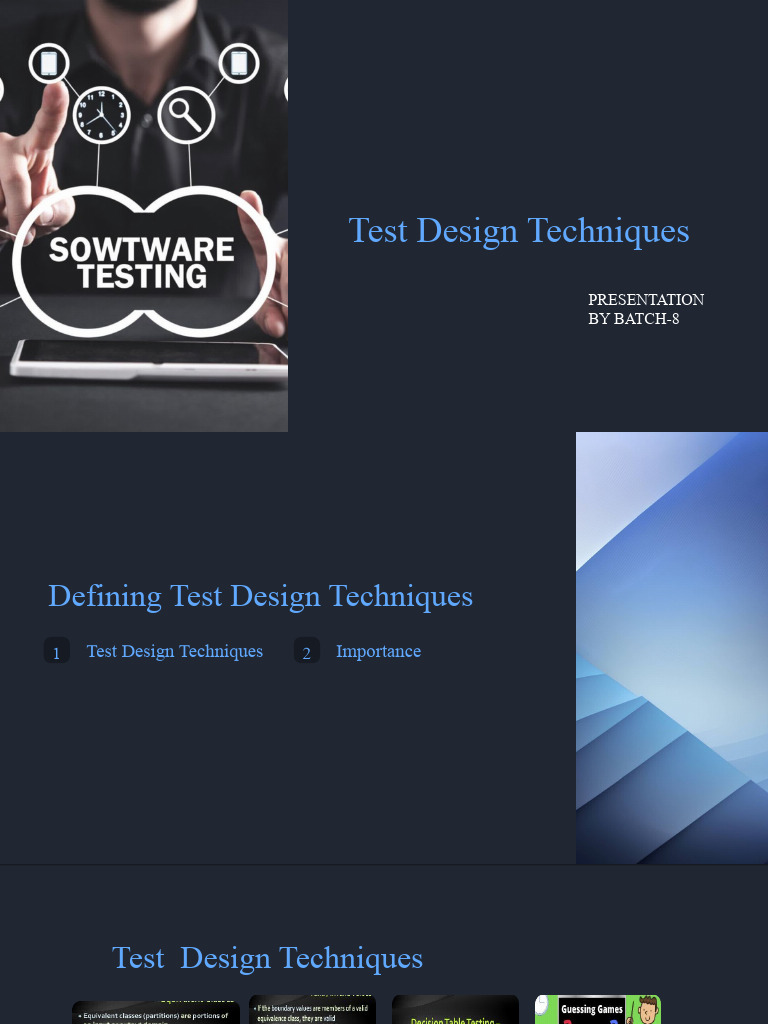 Test Design Techniques | PDF