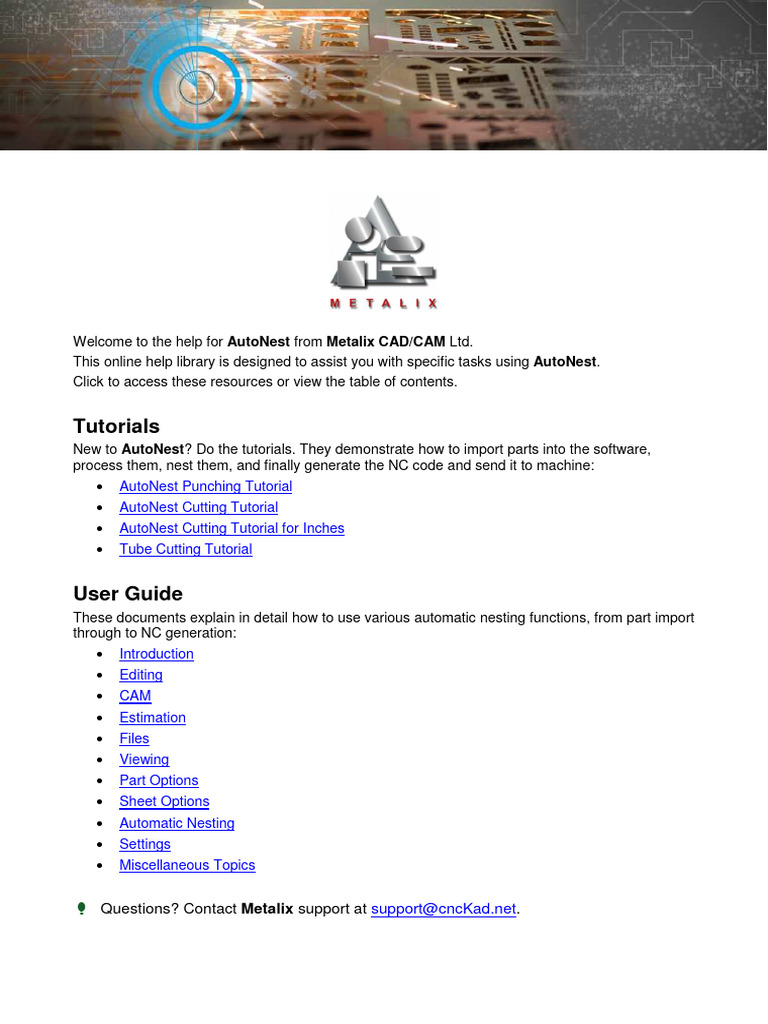 AutoNest Tutorials | PDF | Comma Separated Values | Computer File