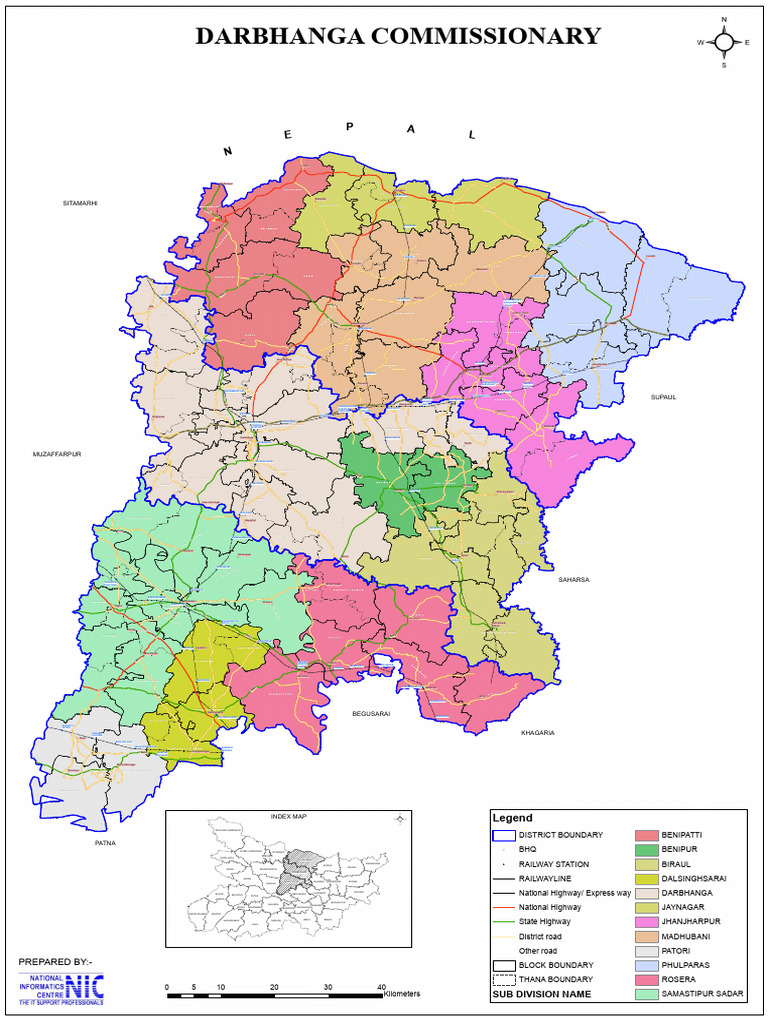 Darbhanga Div Map | PDF