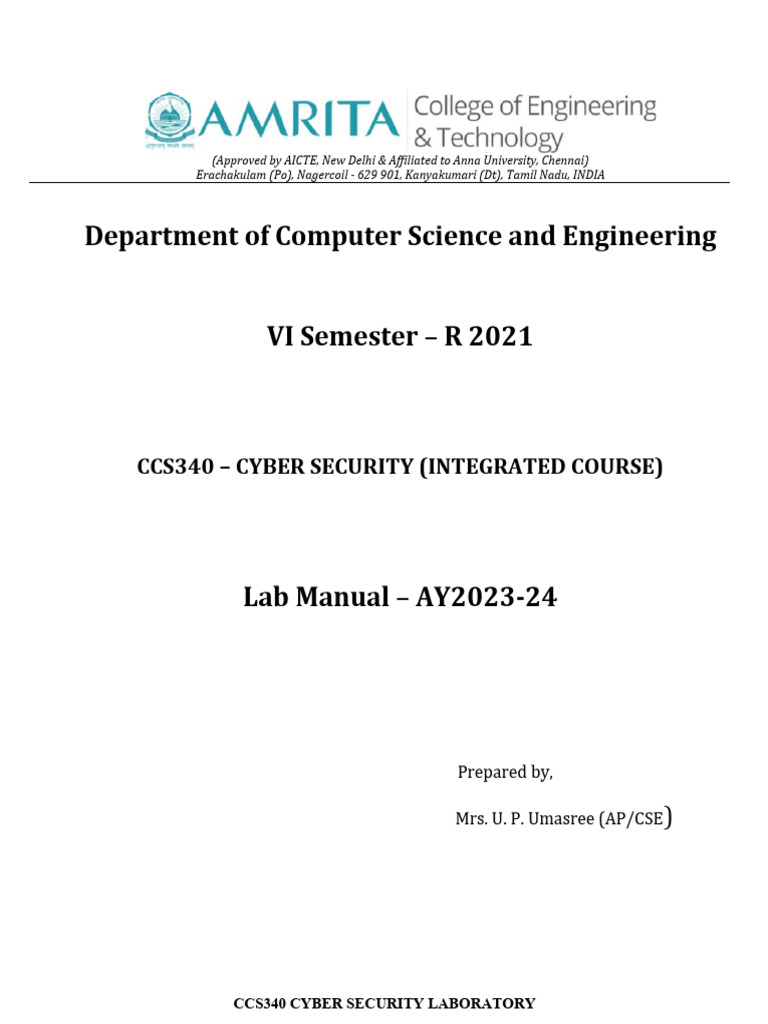 Cyber Security Lab New | Download Free PDF | Booting | Operating System Cyber Security Lab New | Download Free PDF | Booting | Operating System