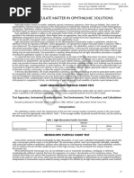 USP-NF 788 Particulate Matter in Injections | PDF | Filtration | Membrane Technology