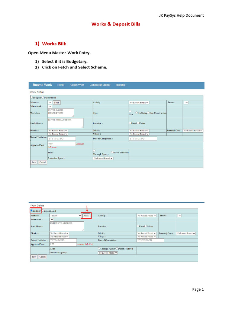 Works Bill Flow | Download Free PDF | Computing | Software