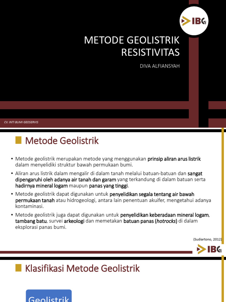 Pertemuan 11 Metode Geolistrik Resistivitas-2 | PDF