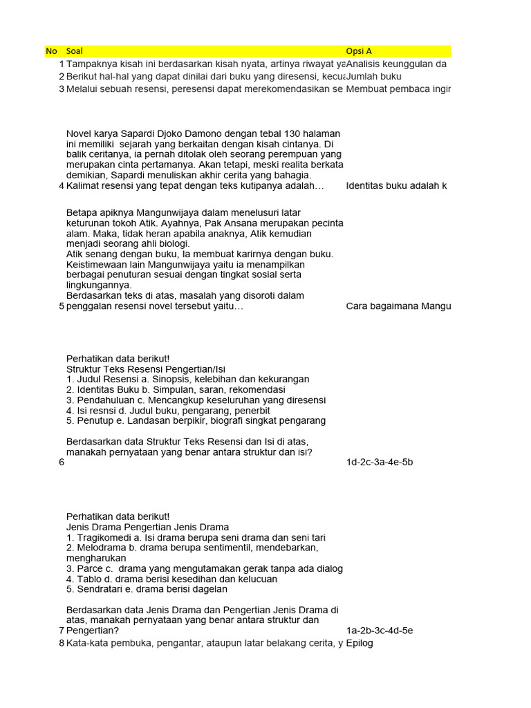 SAS Genap XI 2024 | PDF