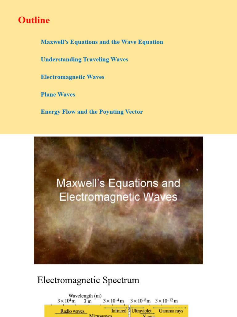 Maxwell's Equations and Electromagnetic Waves | PDF | Maxwell's ...