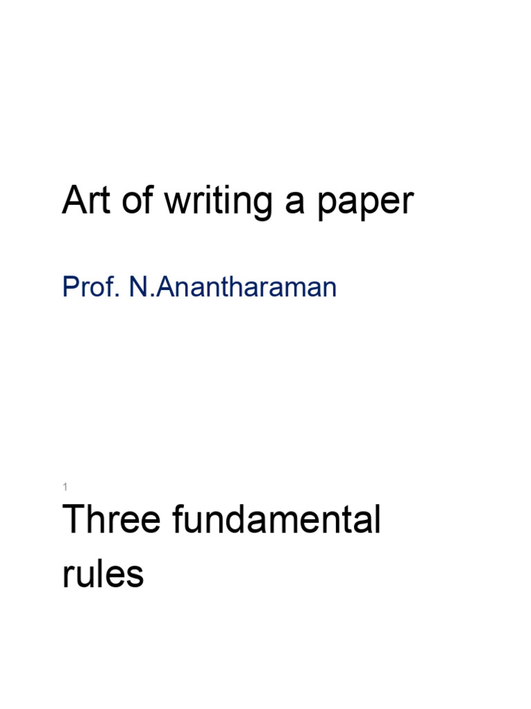 Writing Paper NA New | PDF | Academic Publishing | Scholarly Communication