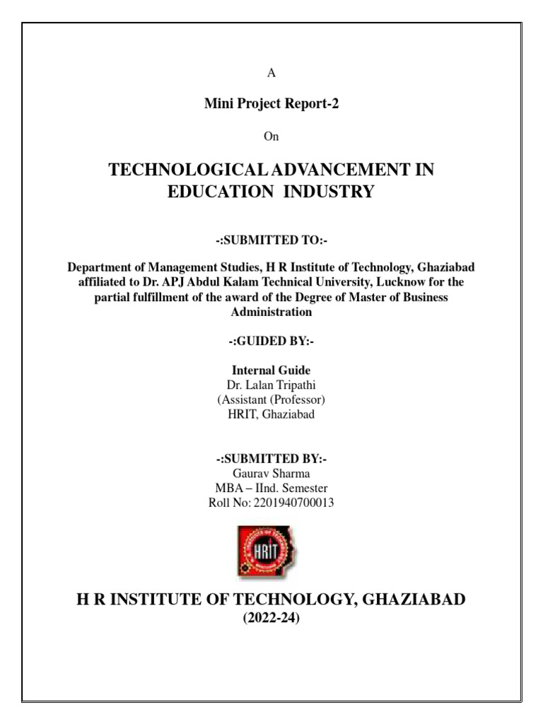 Technological Advancements in Education | PDF | Artificial Intelligence ...