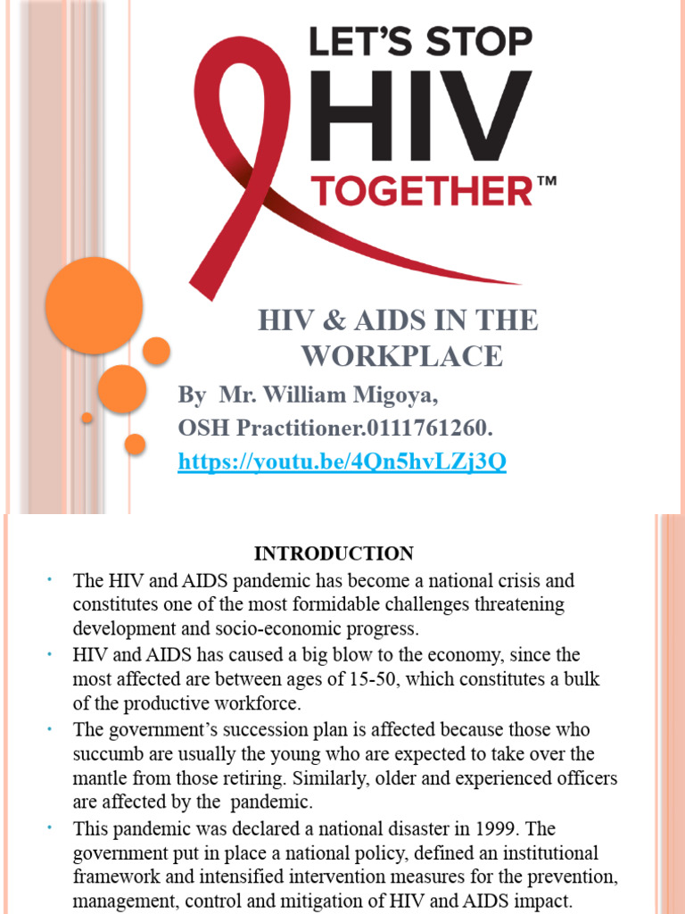 Hiv & Aids in The Workplace | PDF | Hiv/Aids | Hiv