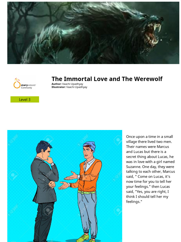 The Immortal Love and The Werewolf | PDF | Creative Commons License