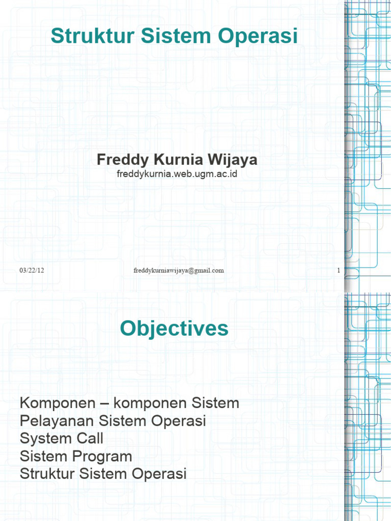 Struktur Sistem Operasi | PDF