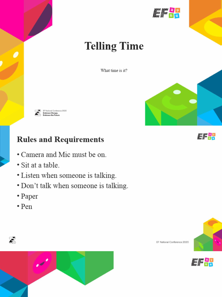 Telling Time Lesson | PDF