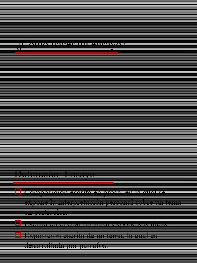 como-hacer-un-ensayo-2007499 | PDF | Ensayos | Comunicación escrita