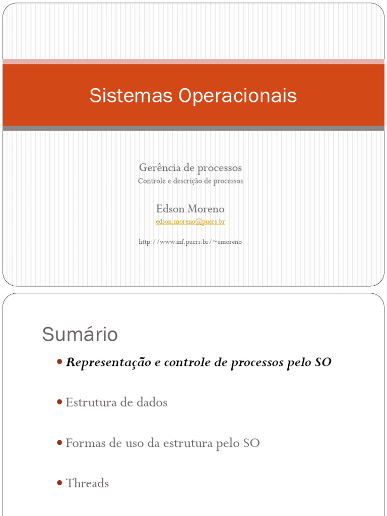 Aula 05 | PDF | Thread (informática) | Processo (informática)