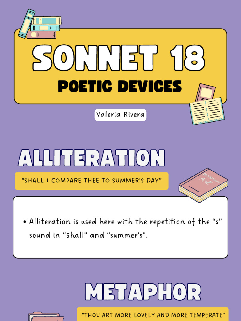 Sonnet 18 Slideshow | PDF